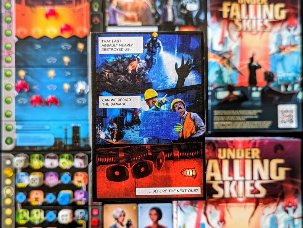 Under Falling Skies Review - BoardGameShots