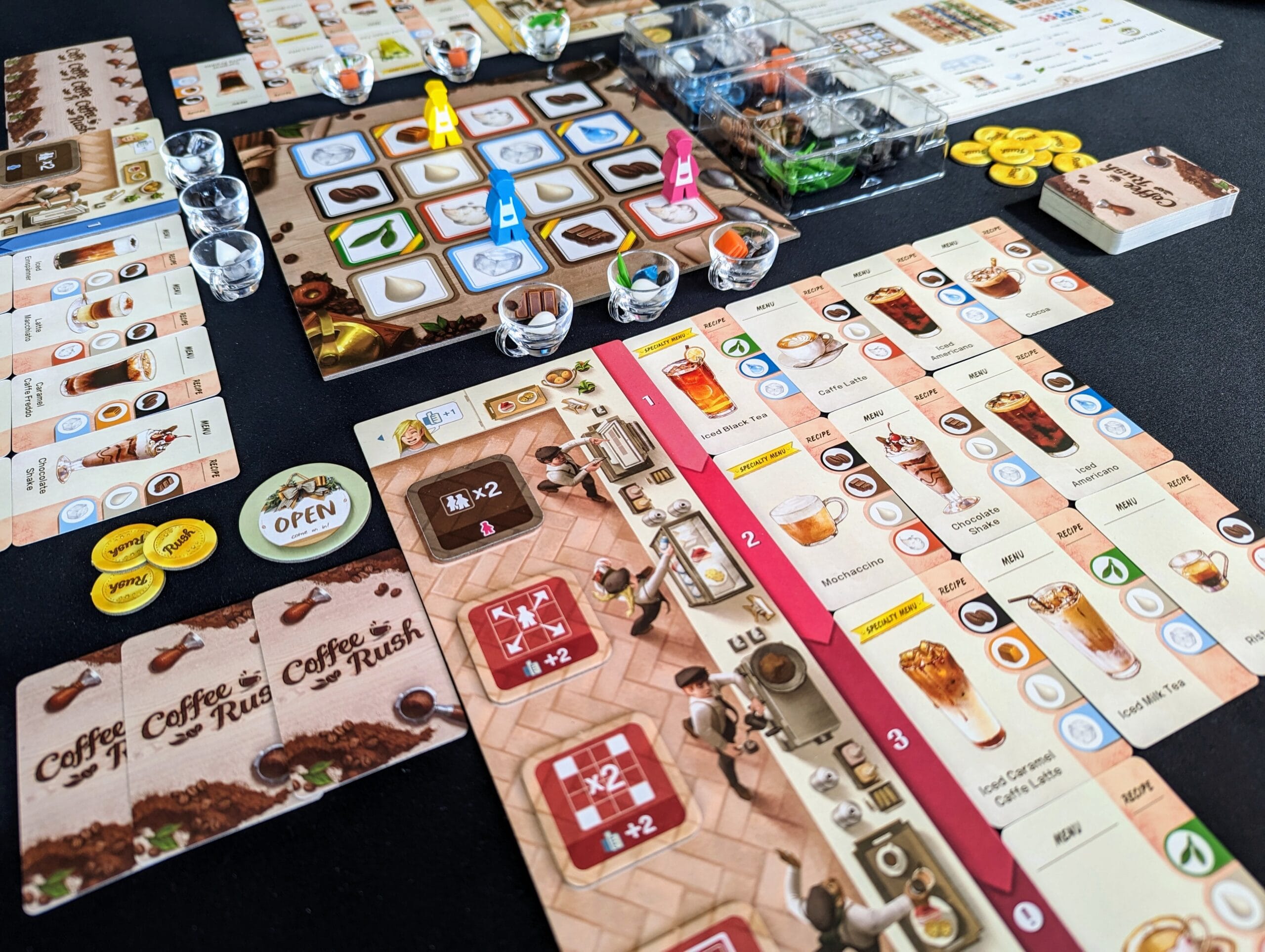 Coffee Rush Board Game Review - BoardGameShots